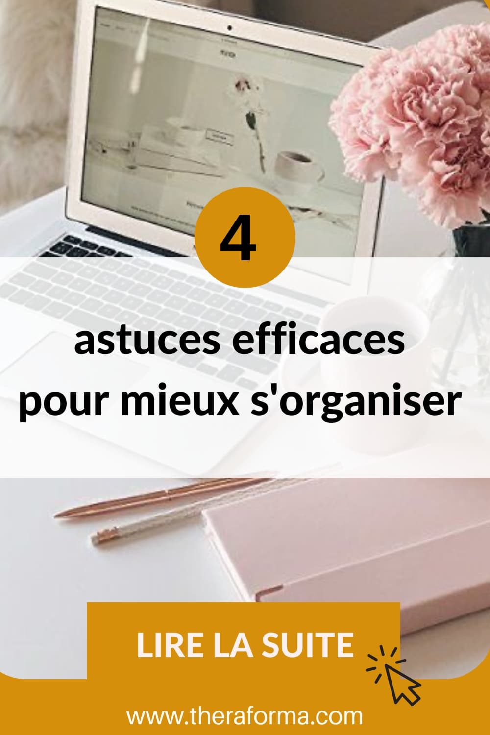 Apprendre à s'organiser